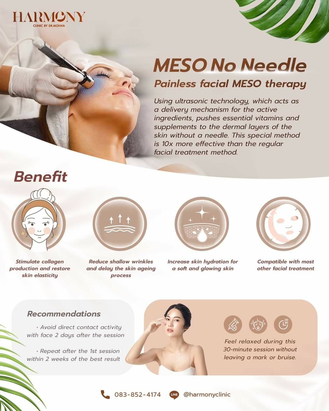 ‘MESO No Needle’ painless facial MESO therapy. - Harmony Clinic